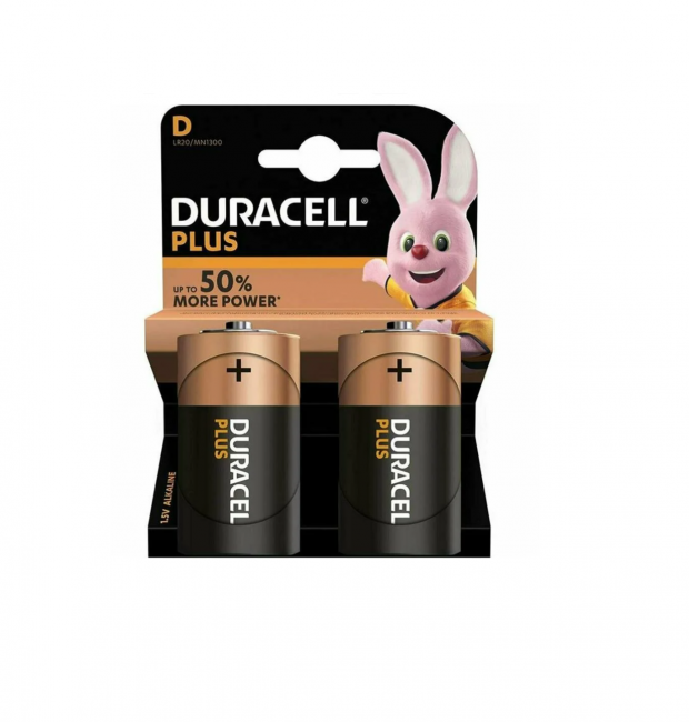 Duracell Plus Power D / LR20 Batteries – Essex Supplies