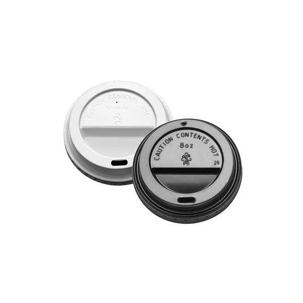 12oz / 16oz Black Sip Through Cup Lids – 1 x 1000 – Essex Supplies
