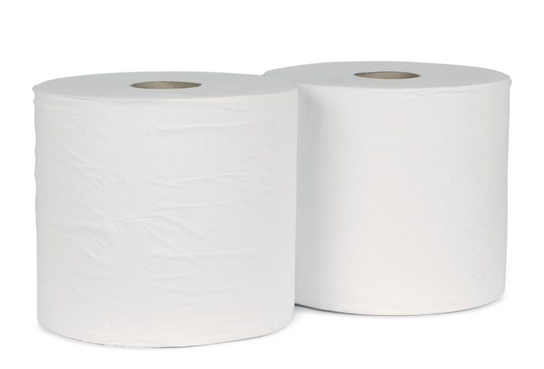 White Industrial Rolls – 2ply – Essex Supplies