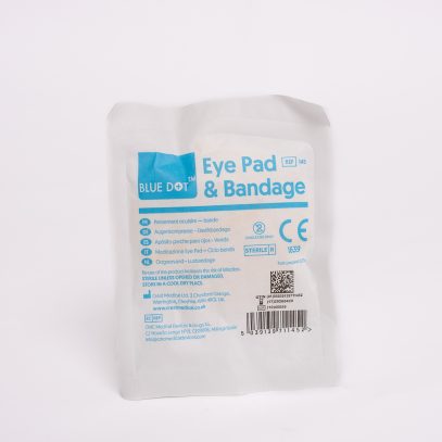 Blue Dot Eye Pad Dressing – loop Bandage – 1 x Each – Essex Supplies