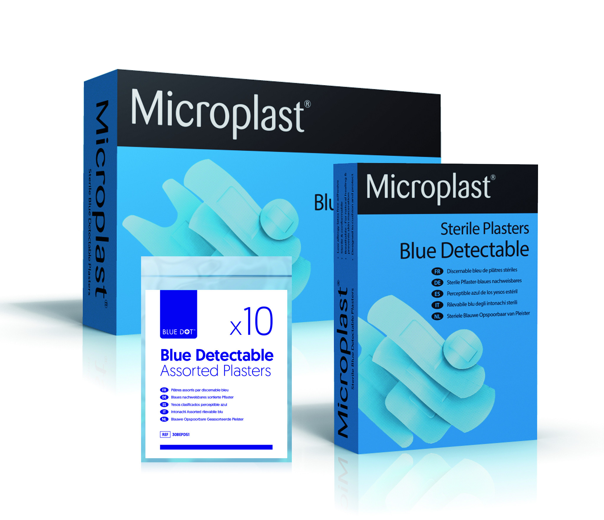 Microplast Blue Detectable Plasters – Essex Supplies
